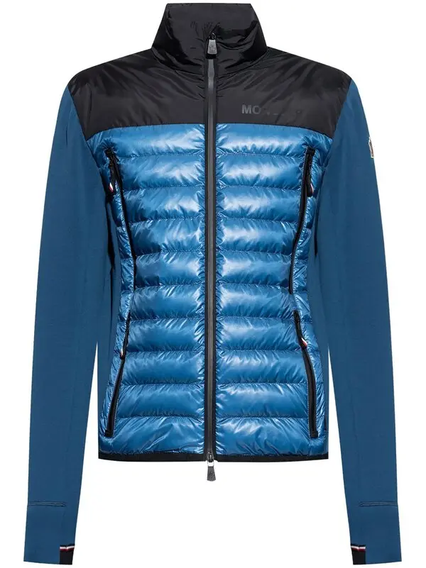 Moncler Padded Polartec® Zip-up Jacket - Blue