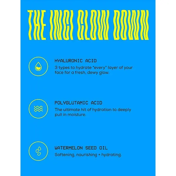 GLOW HUB The Hydration Hero Hydragel Face Mask