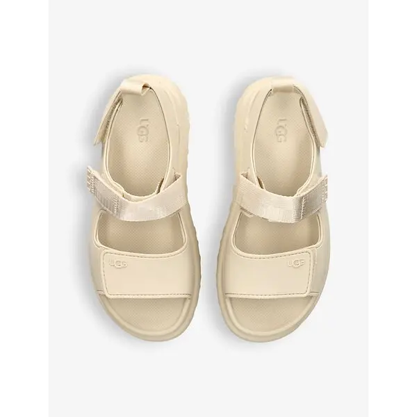 UGG Goldenglow Woven Platform Sandals - Beige