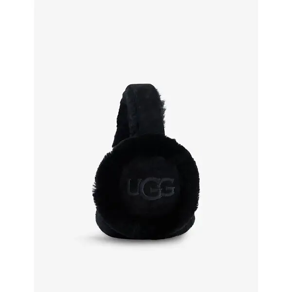UGG Sheepskin Earmuffs With Embroidered Logo