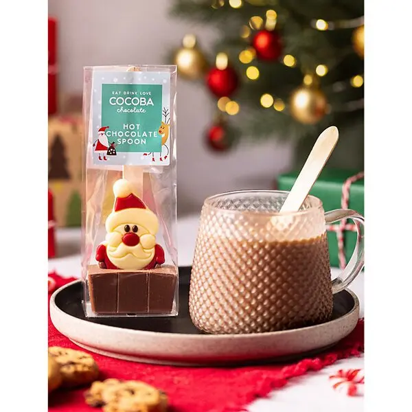 COCOBA Santa Milk Hot Chocolate Spoon 50g
