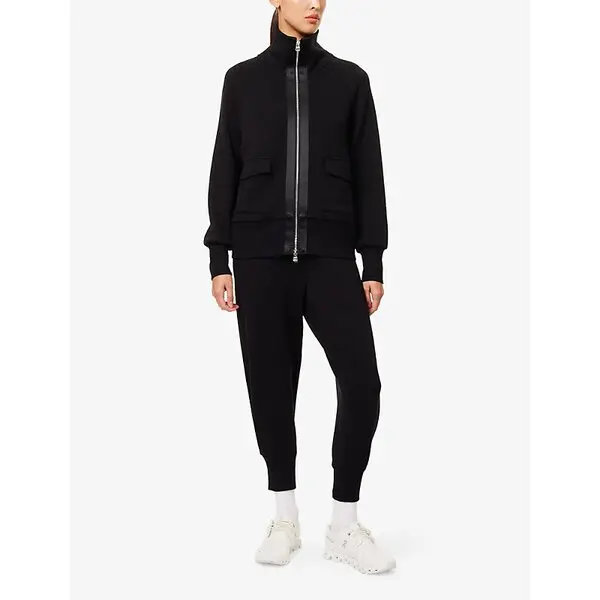 Varley Roxbury Sateen-trimmed Jacket - Black
