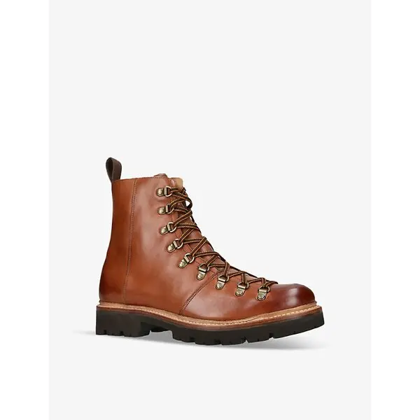 Grenson Brady Mid-top Lace-up Leather Boots