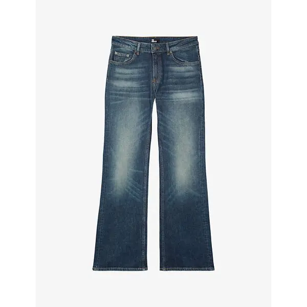 The Kooples Flared-leg Low-rise Jeans