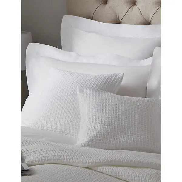THE WHITE COMPANY Savoy Classic Cotton Pillowcase - White