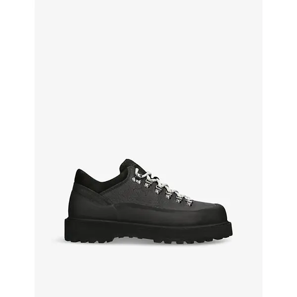 Diemme Cornaro Gomma Low-top Leather Boots - Black