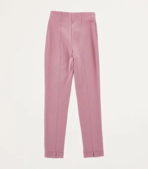 Monnalisa Rhinestone-monogram Leggings