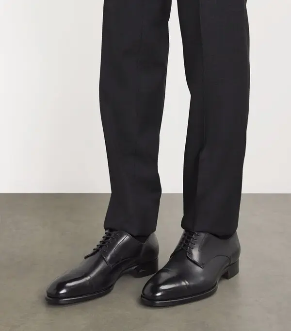 Brioni Leather Derby Shoes