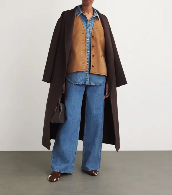 BLAZÉ MILANO Shearling Tatoosh Gilet