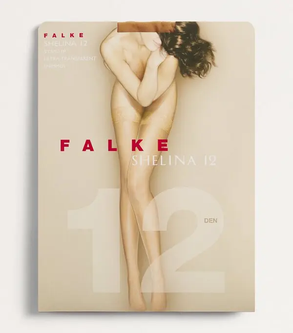 Falke Shelina Stay Ups - Brown
