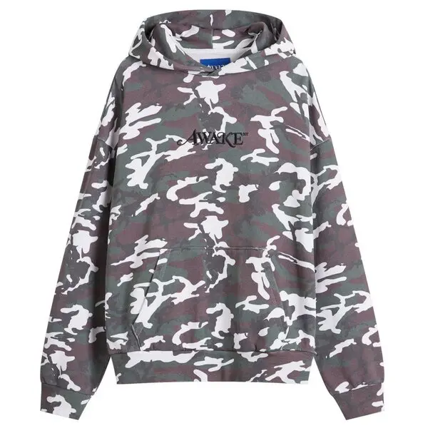 AWAKE NY Camouflage Print Hoodie