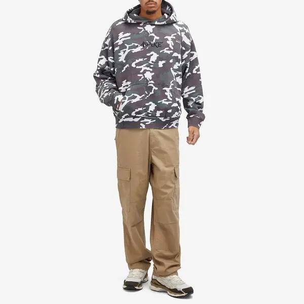 AWAKE NY Camouflage Print Hoodie