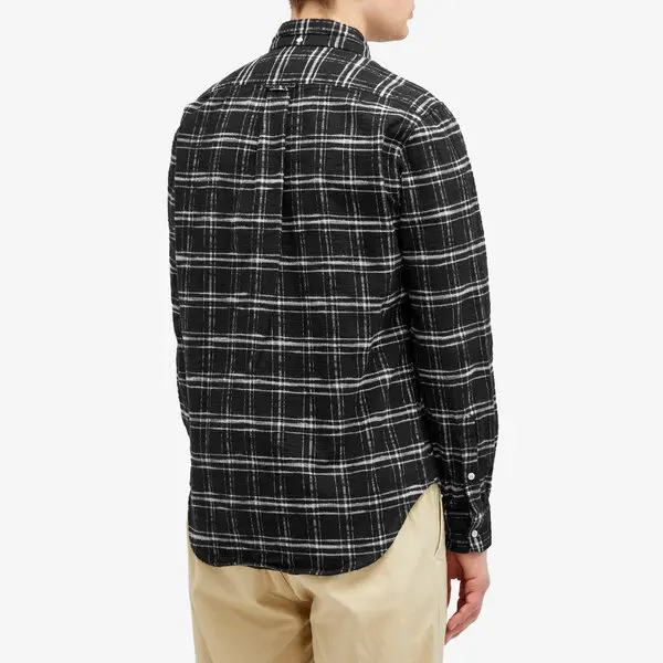 Gitman Bros Button Down Slub Twill Check Shirt