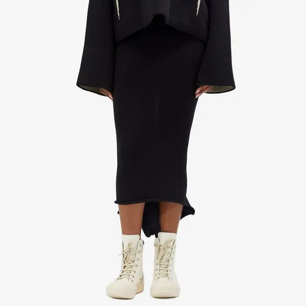 Rick Owens Calf Dauphine Maxi Skirt