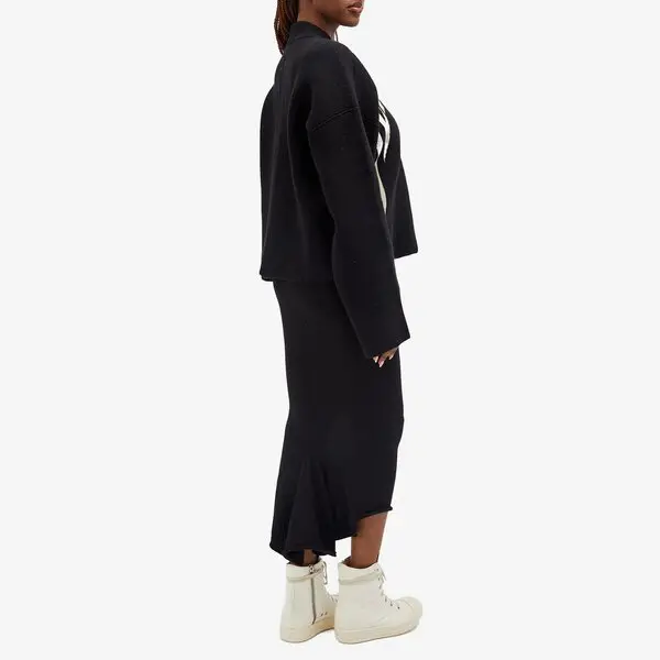 Rick Owens Calf Dauphine Maxi Skirt