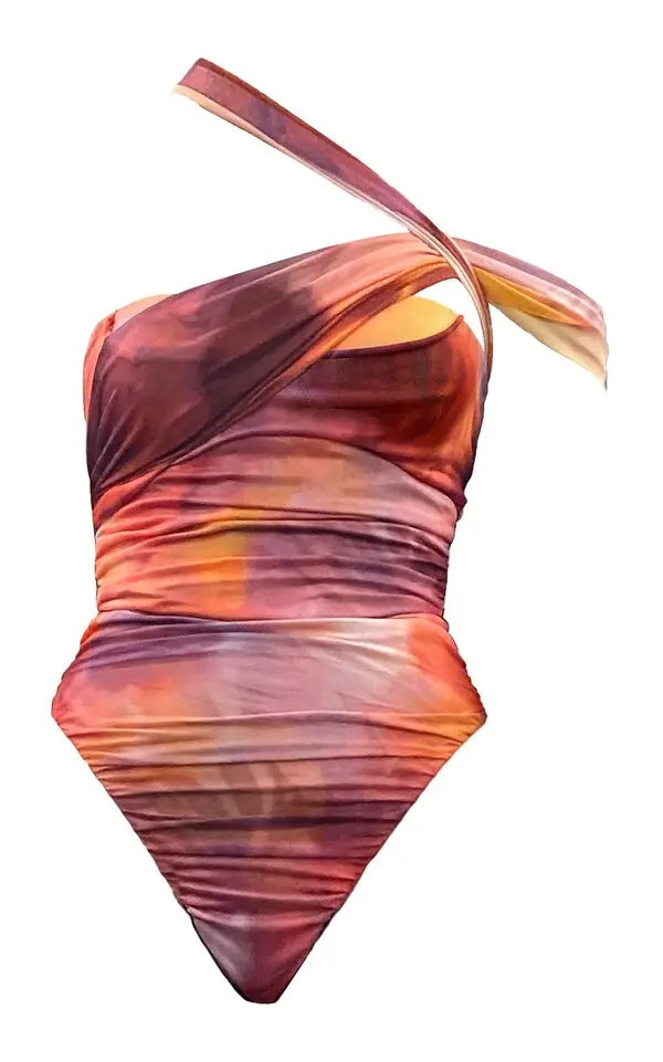 ANDREA IYAMAH Tika Draped One-piece Swimsuit