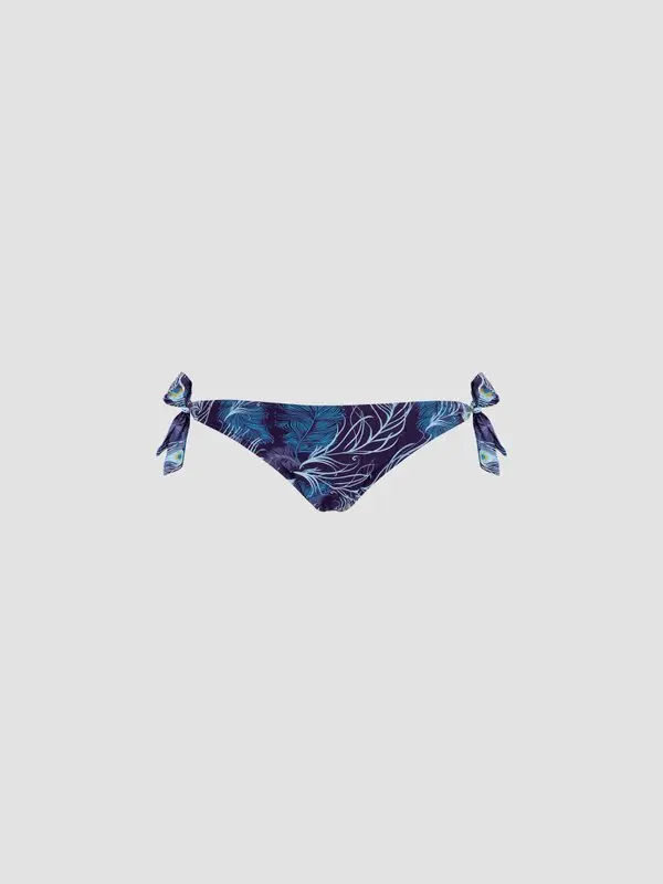 Vilebrequin Eye Of The Wind Side-tie Bikini Bottom - Blue