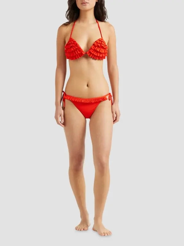 Vilebrequin Ruffled Padded Bikini Top