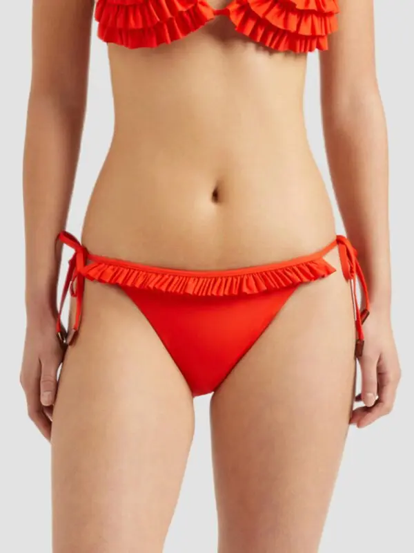 Vilebrequin Ruffled Side-tie Bikini Bottom