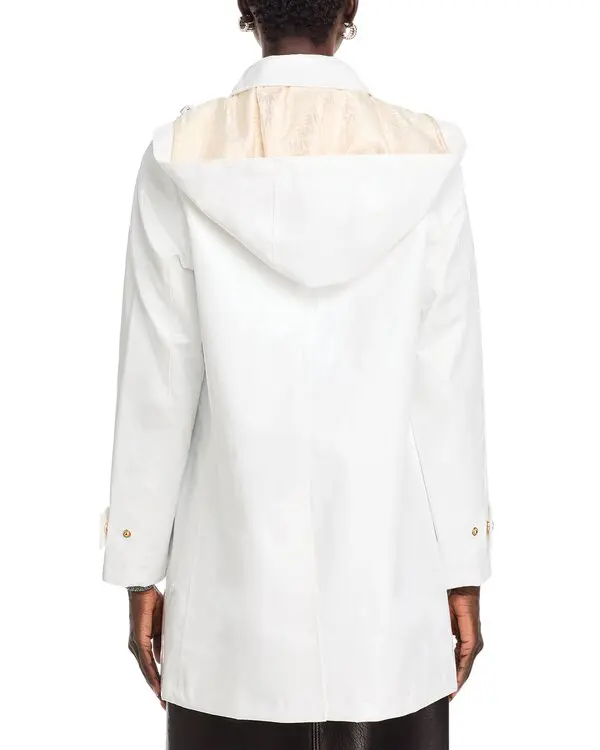 Jane Post Iconic Princess Rain Slicker Coat - White
