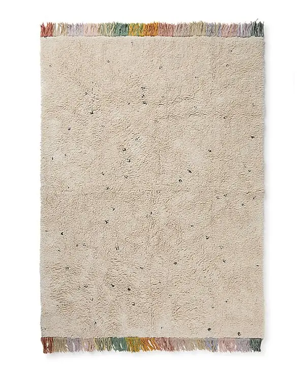 LORENA CANALS Mom, I Want To Be An Astronaut Stardust-l Area Rug, 5'7 X 8 - Natural
