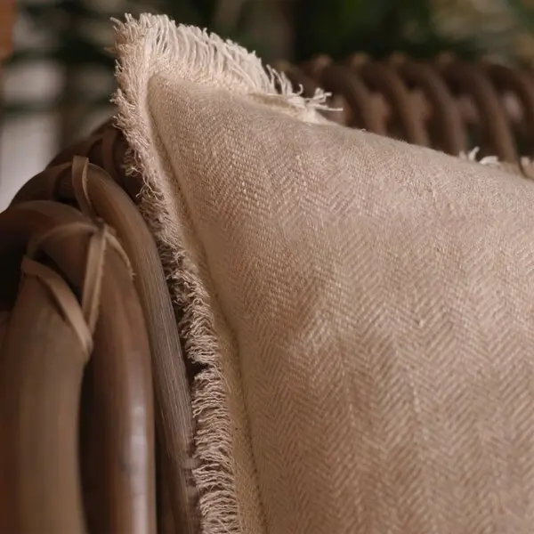POM POM AT HOME Beck Big Pillow, 28 X 36 - Natural