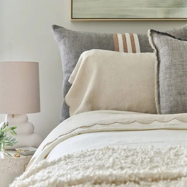 POM POM AT HOME Benny Striped Big Decorative Pillow, 28 X 36