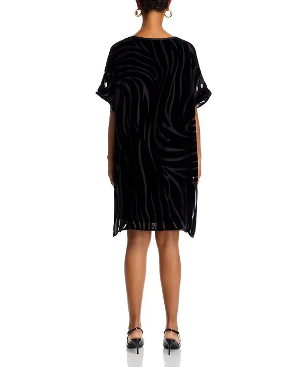 Caroline Rose Velvet Burnout Caftan Dress