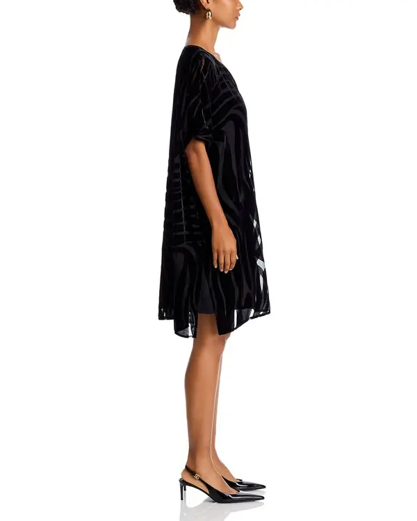 Caroline Rose Velvet Burnout Caftan Dress