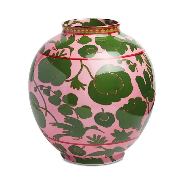 La DoubleJ Bubble Vase - Wildbird Rosa/verde