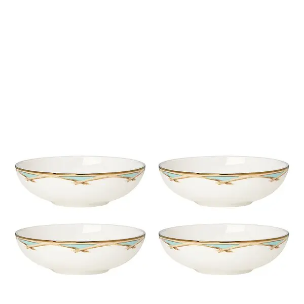 LENOX Colonial Bamboo Fruit Bowl, Set Of 4 - White