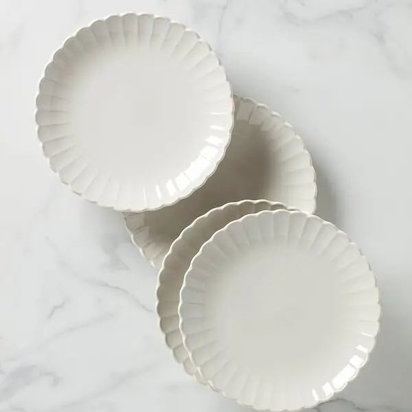 LENOX French Perle Dinner Plate, Set Of 4 - White