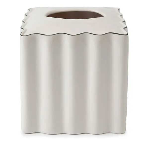 KASSATEX Le Marais Tissue Holder - White/ Black