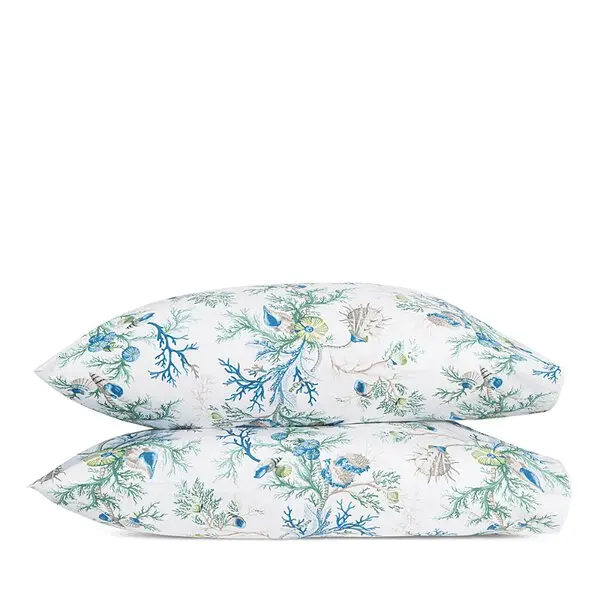 MATOUK Del Tesoro Standard Pillowcase, Pair - Sea