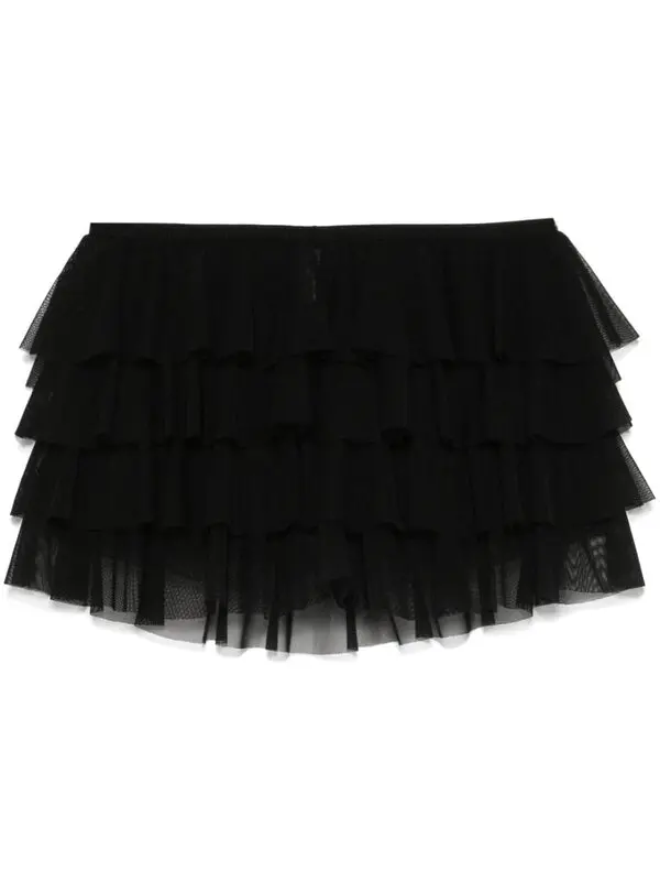 Norma Kamali Ruffled Skorts