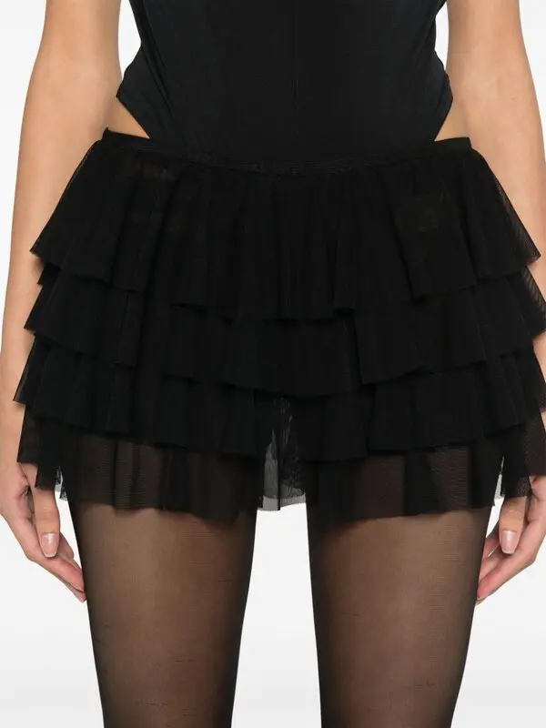 Norma Kamali Ruffled Skorts