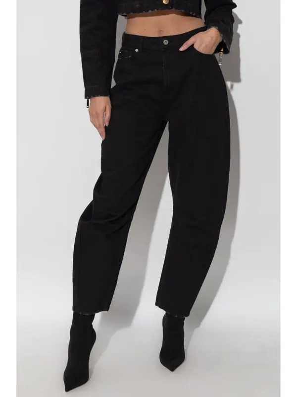 HALFBOY Tapered Denim Jeans - Black