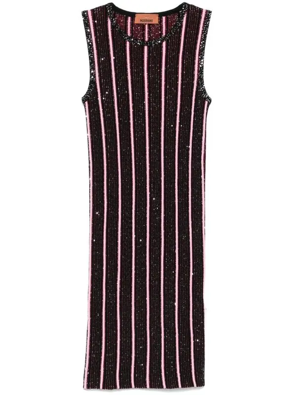 Missoni Sequined Ribbed Mini Dress