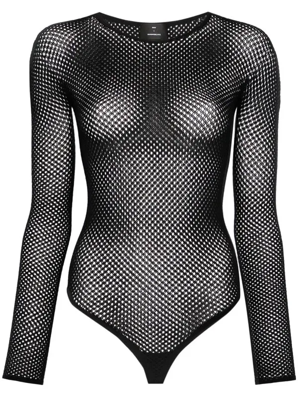 Wardrobe.NYC X Rhw Web Bodysuit - Black
