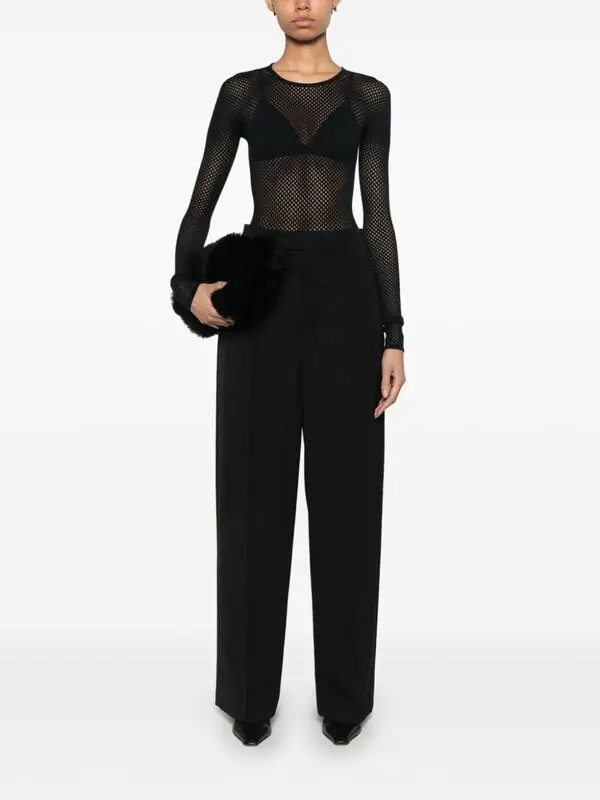 Wardrobe.NYC X Rhw Web Bodysuit - Black