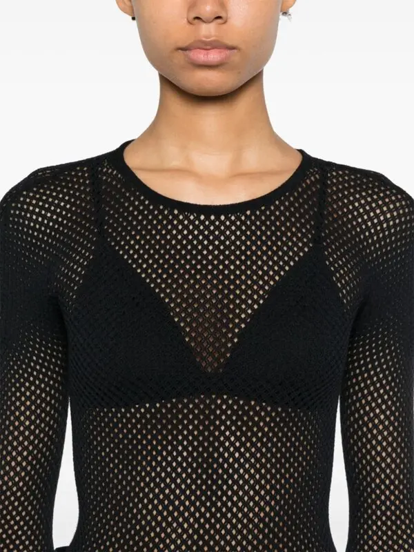 Wardrobe.NYC X Rhw Web Bodysuit - Black