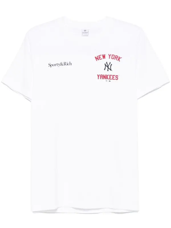 SPORTY & RICH Home Run T-shirt - White