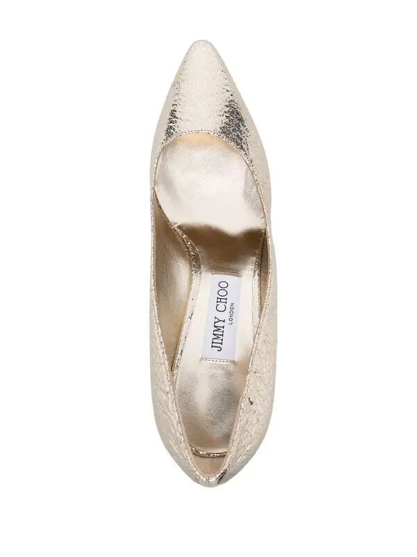 JIMMY CHOO 85mm Romy Pumps - Gold