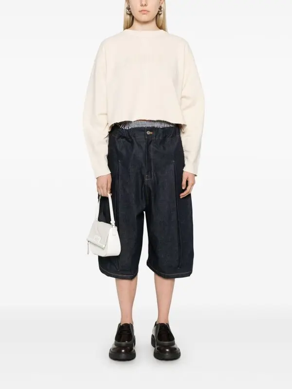 MAISON MARGIELA Embroidered Logo Sweatshirt - Neutrals