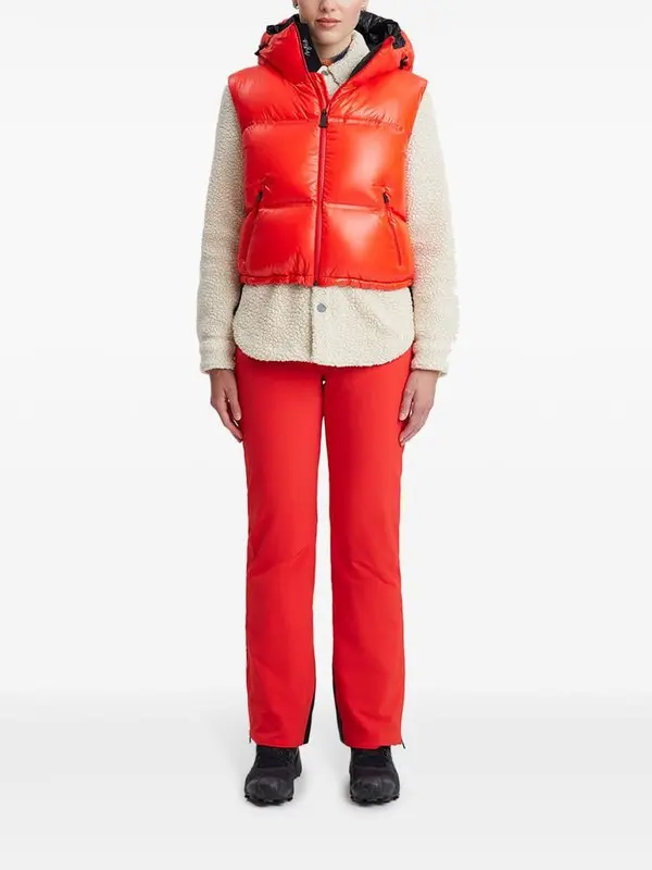 Aztech Mountain Padded Ski Vest - Red