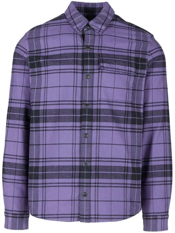 Aztech Mountain Checked Shirt - Purple