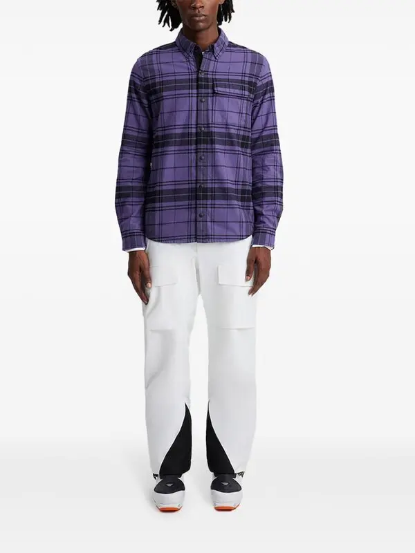 Aztech Mountain Checked Shirt - Purple