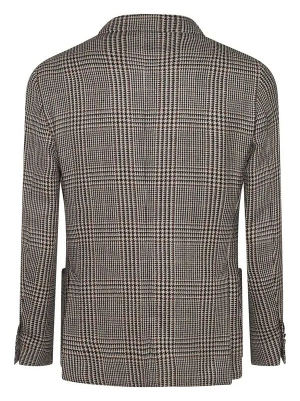 LARDINI Check-pattern Blazer