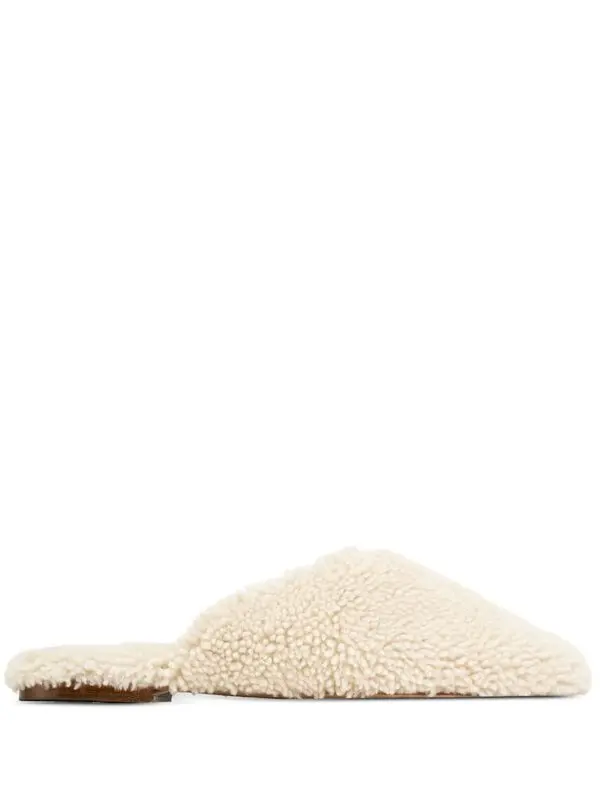 Sleeper Shearling Slippers - Neutrals