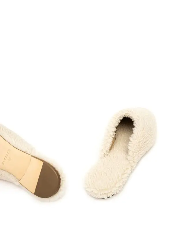 Sleeper Shearling Slippers - Neutrals